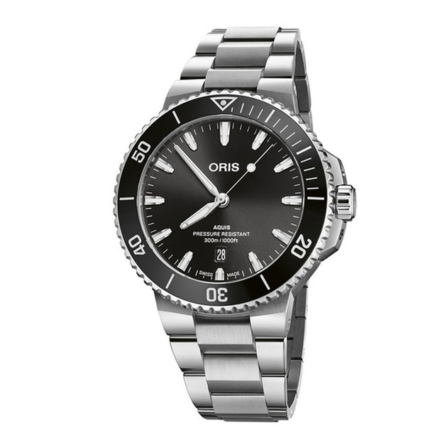 ORIS Watches USA, Inc Aquis Date 43.5 mm Stainless Steel | Christopher's Fine Jewelry